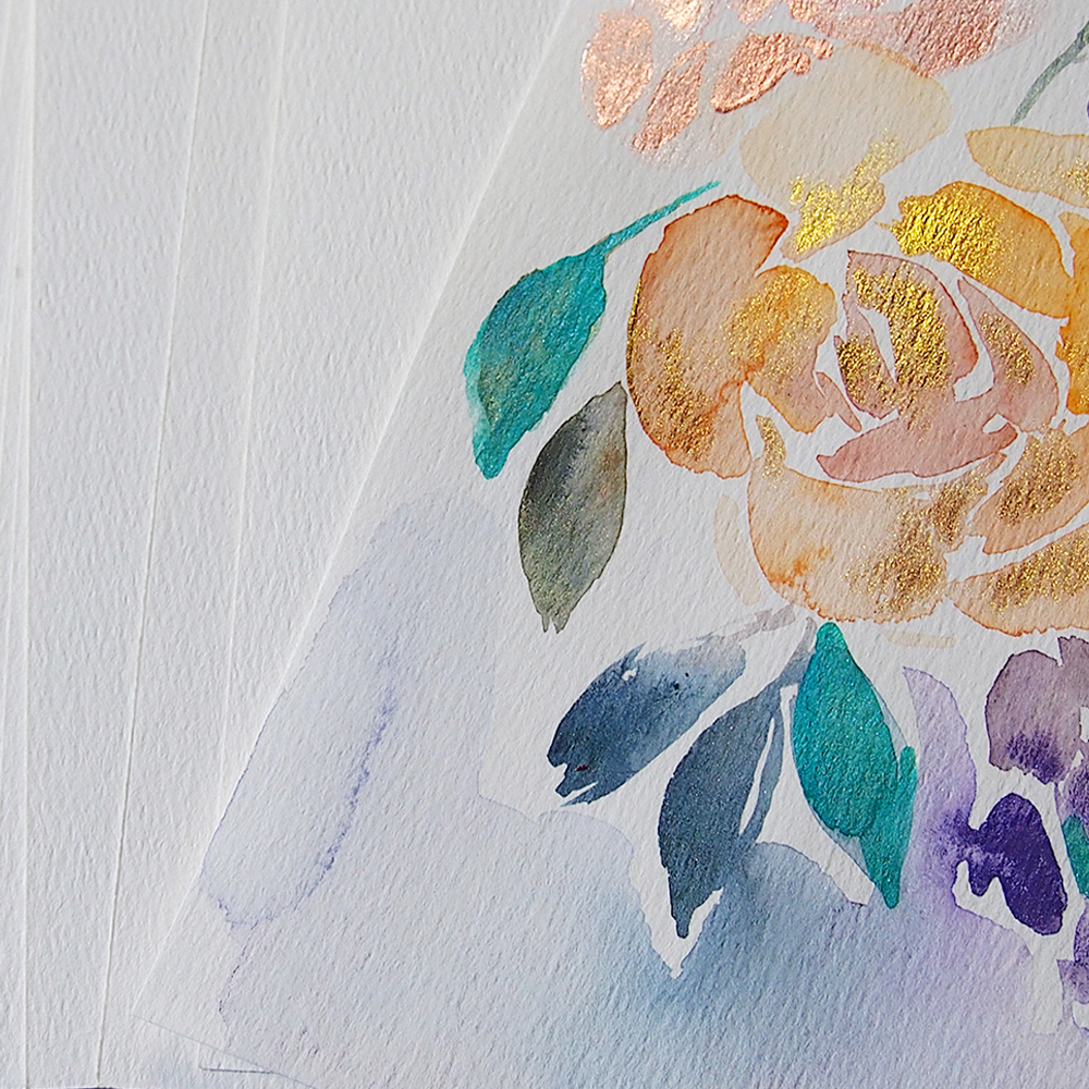 Leyton Watercolour Paper Value Pack, 100% Wood Pulp 300gsm Paper, 24 ...